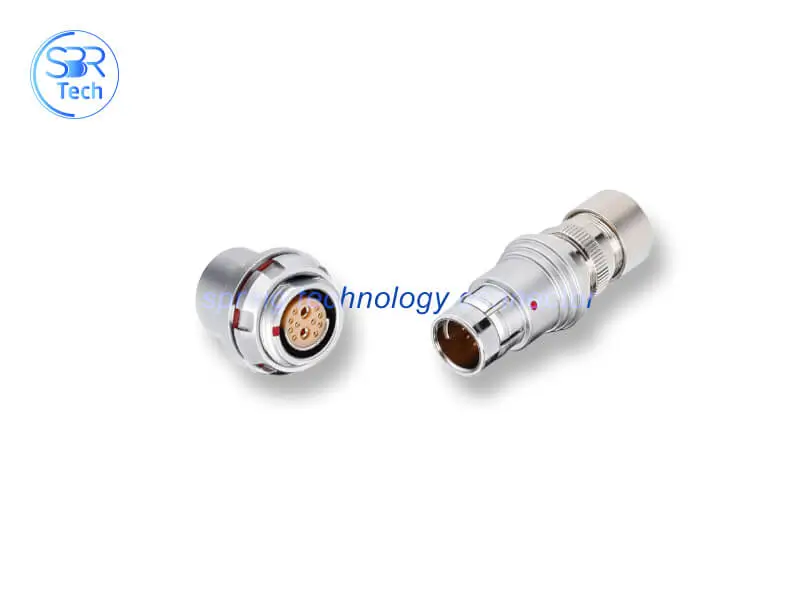 Push-pull Connector for Machines and Robotic - Spring Technology Connector
