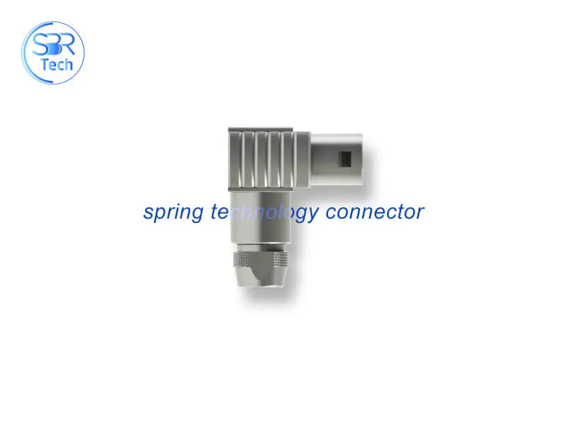 TLA Elbow Coaxial Connector, Push-pull Self-latching Connector - Spring ...