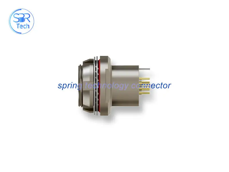 ZX Fixed Socket With Straight PCB Contact and Earthing Pin - Spring ...
